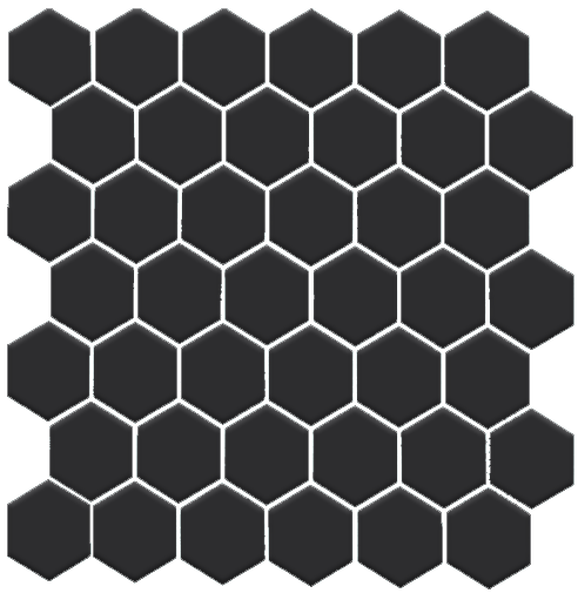 Granitogres | HEXA BLACK